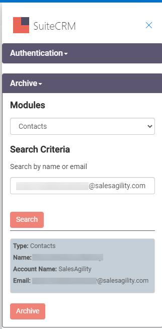 User Guide | Official SuiteCRM Outlook Plugin